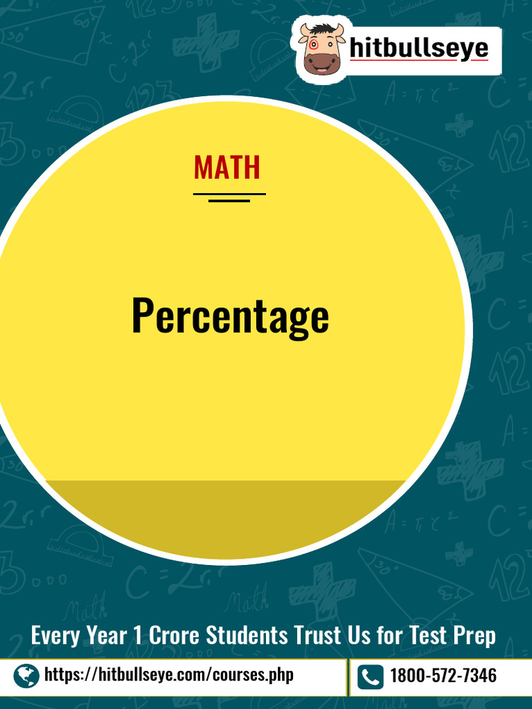 Percentage | PDF | Percentage | Mathematics