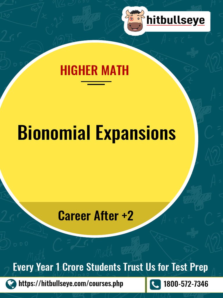Bionomial Expansions | PDF | Abstract Algebra | Algebra