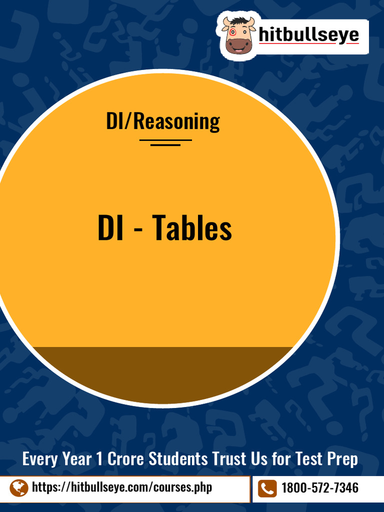 DI - Tables | PDF