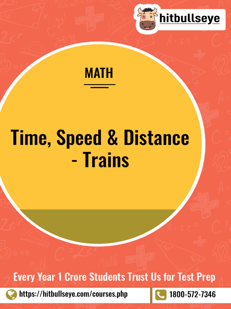 Test Prep: Master Time, Speed & Distance | PDF | Speed | Quantity