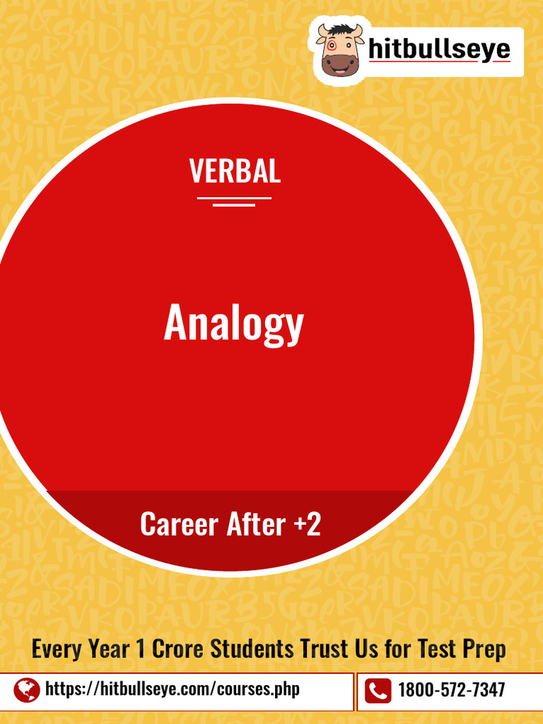Verbal Analogy | PDF | Part Of Speech | Word