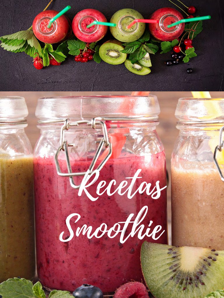 4.Recetas Smoothie | PDF | Zalamero | Té