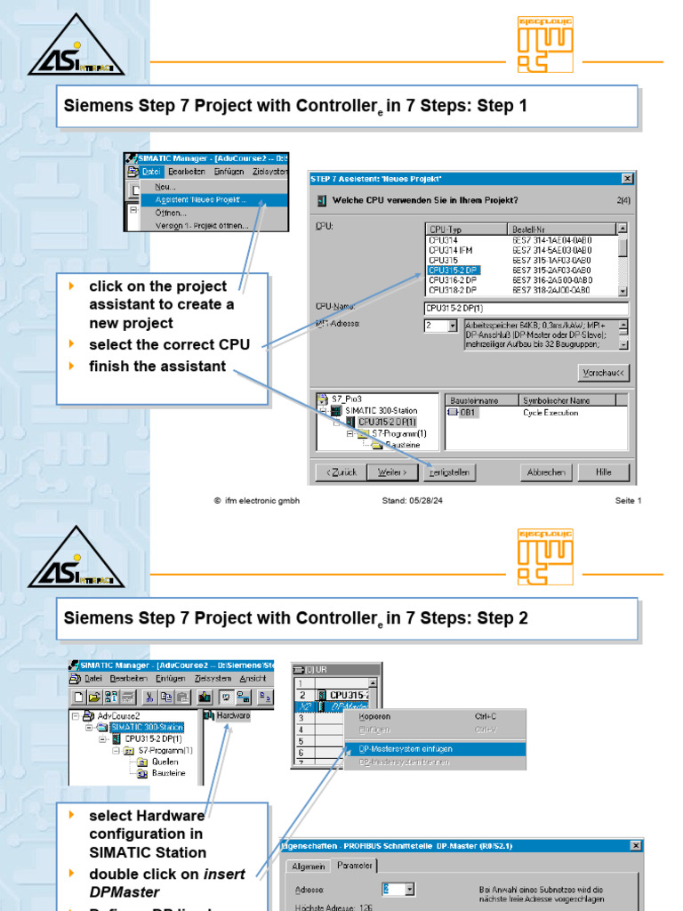 Profibus Siemenss7 Setup | PDF | Bit | Information And Communications Technology