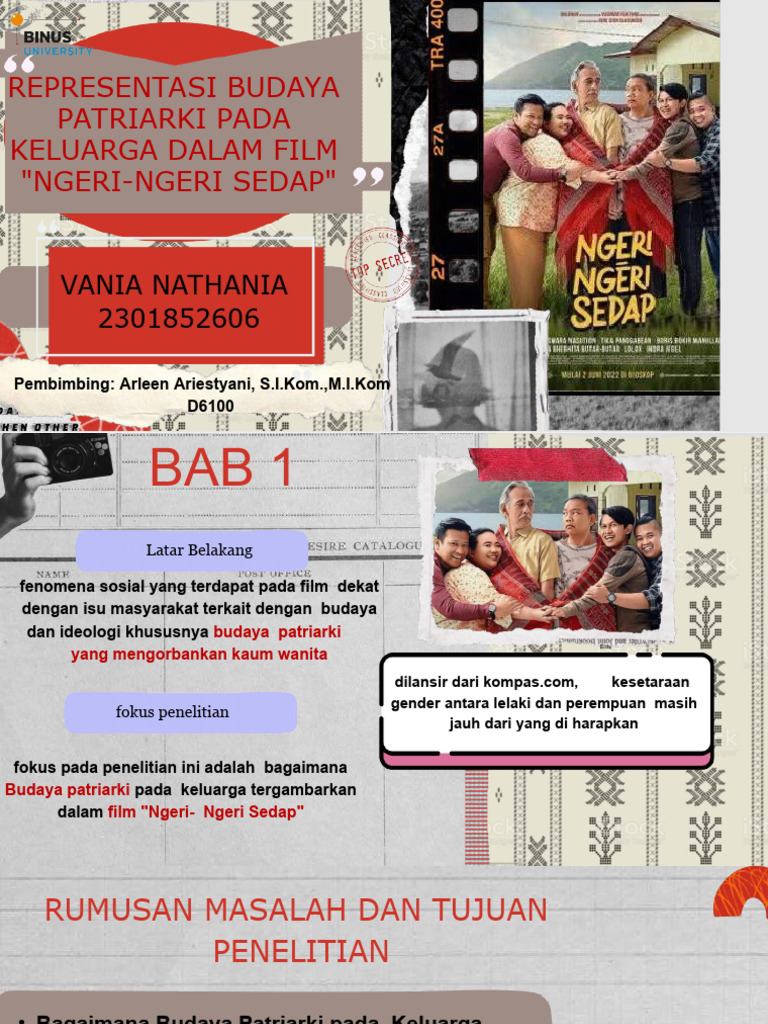 Representasi Budaya Patriarki Pada Keluarga Dalam Film Ngeri-Ngeri Sedap | PDF