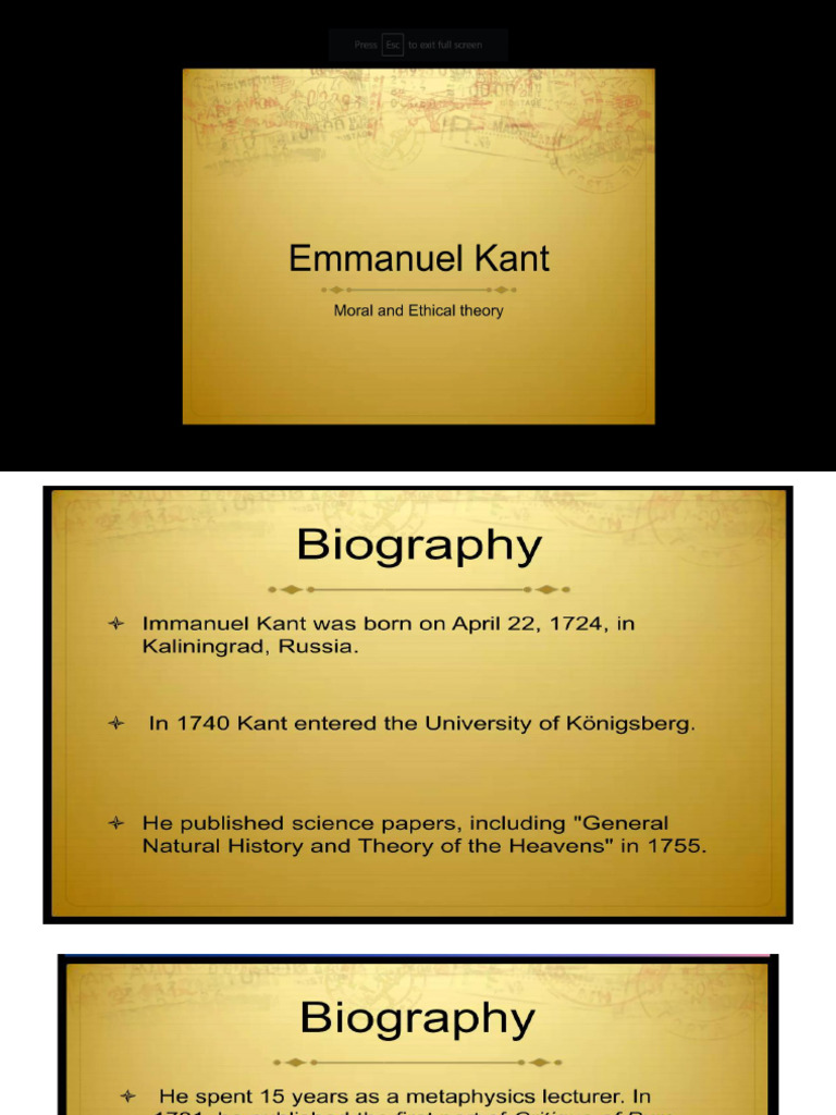 Kantian Ethics | PDF