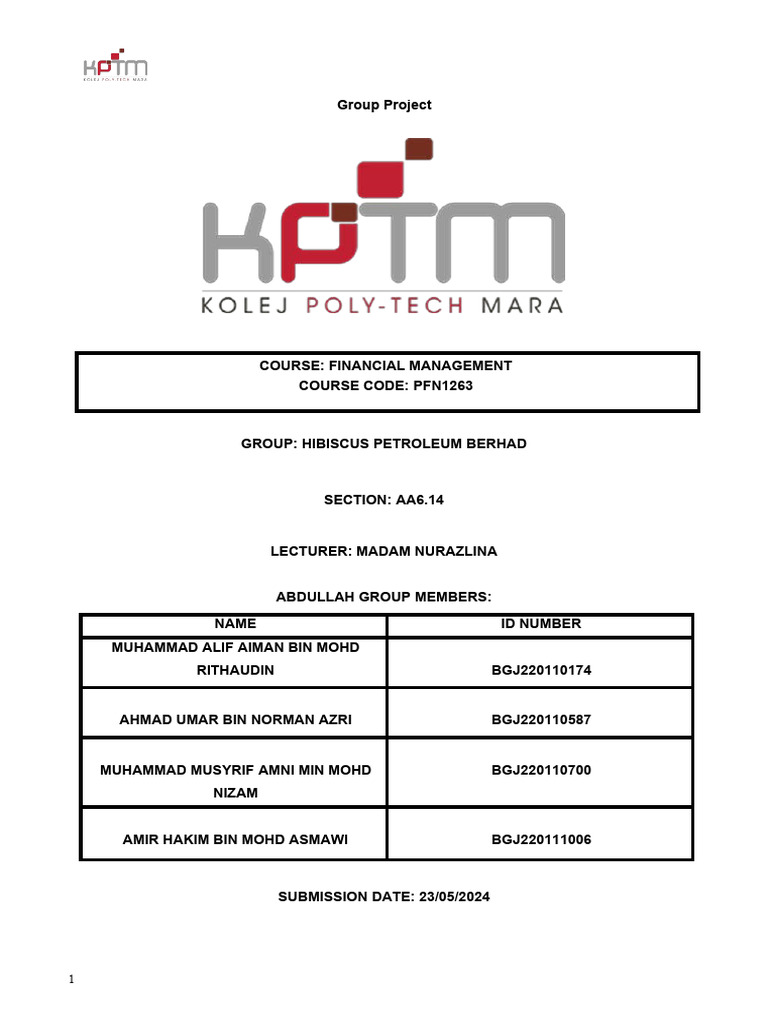 Aa6.14 Pfn2133 Hibiscus Petroleum Berhad | PDF | Capital Structure | Debt