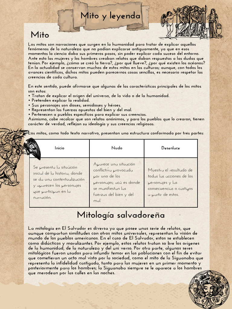 Mitos y leyendas | PDF | Leyendas | Narración