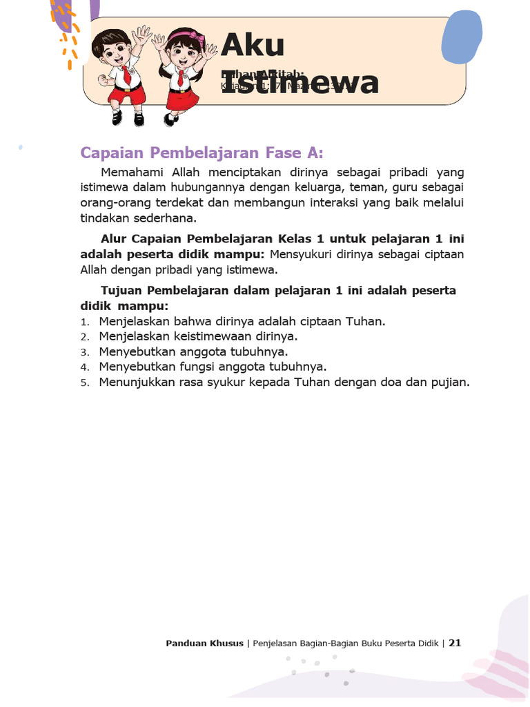 Modul Ajar Kelas 1 | PDF