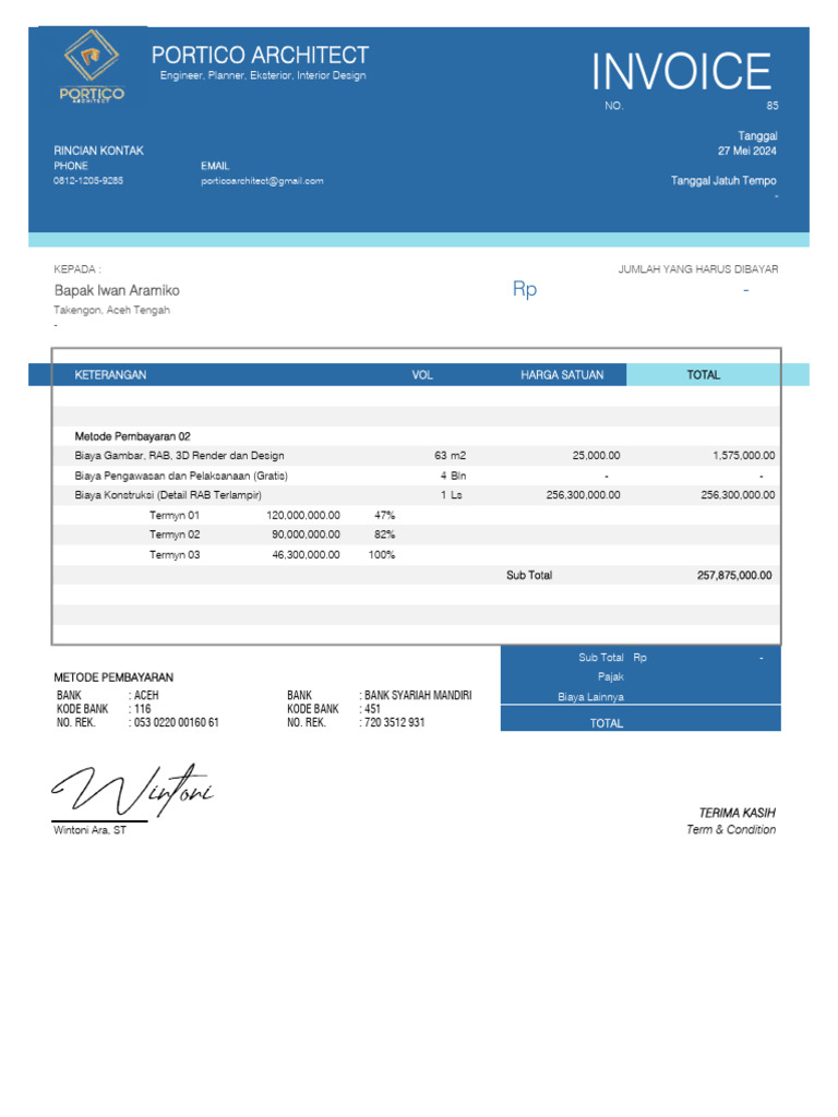 Invoice 2 Revisi | PDF
