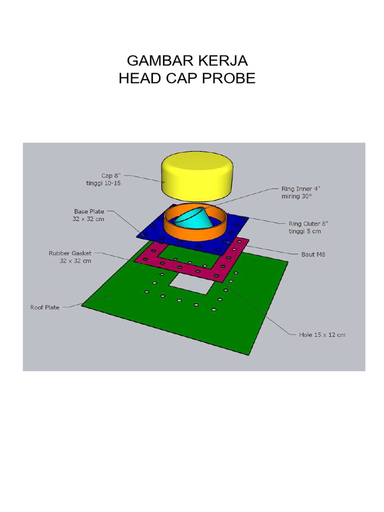 Gambar Kerja Probe Thermal Silo | PDF