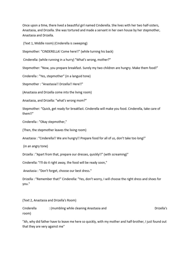 Cinderellaaaaaaaaa x-7 Ror | PDF | Cinderella | Fairy Tales