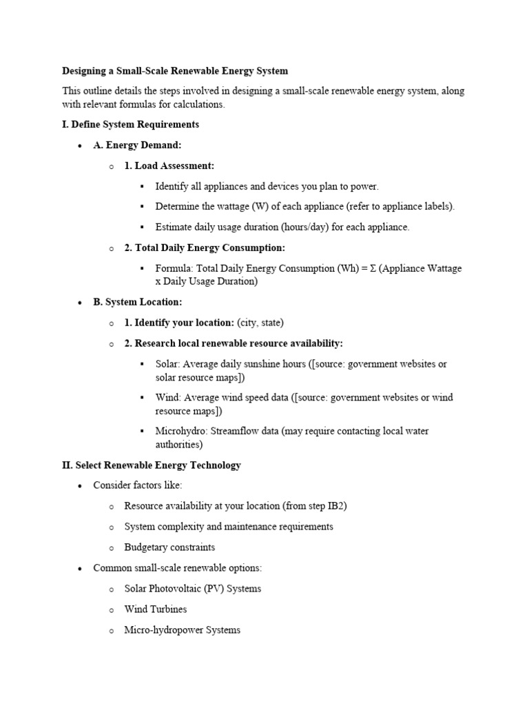 Designing Renewable Energy Systems | PDF | Power Inverter ...