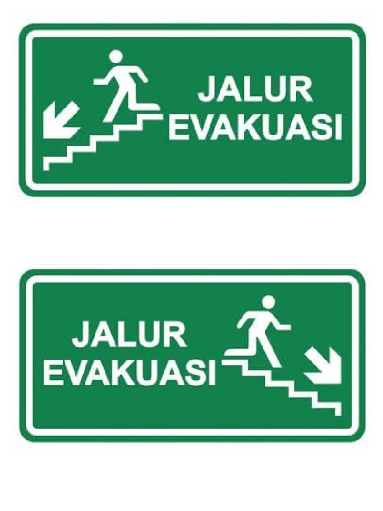 JALUR EVAKUASI | PDF