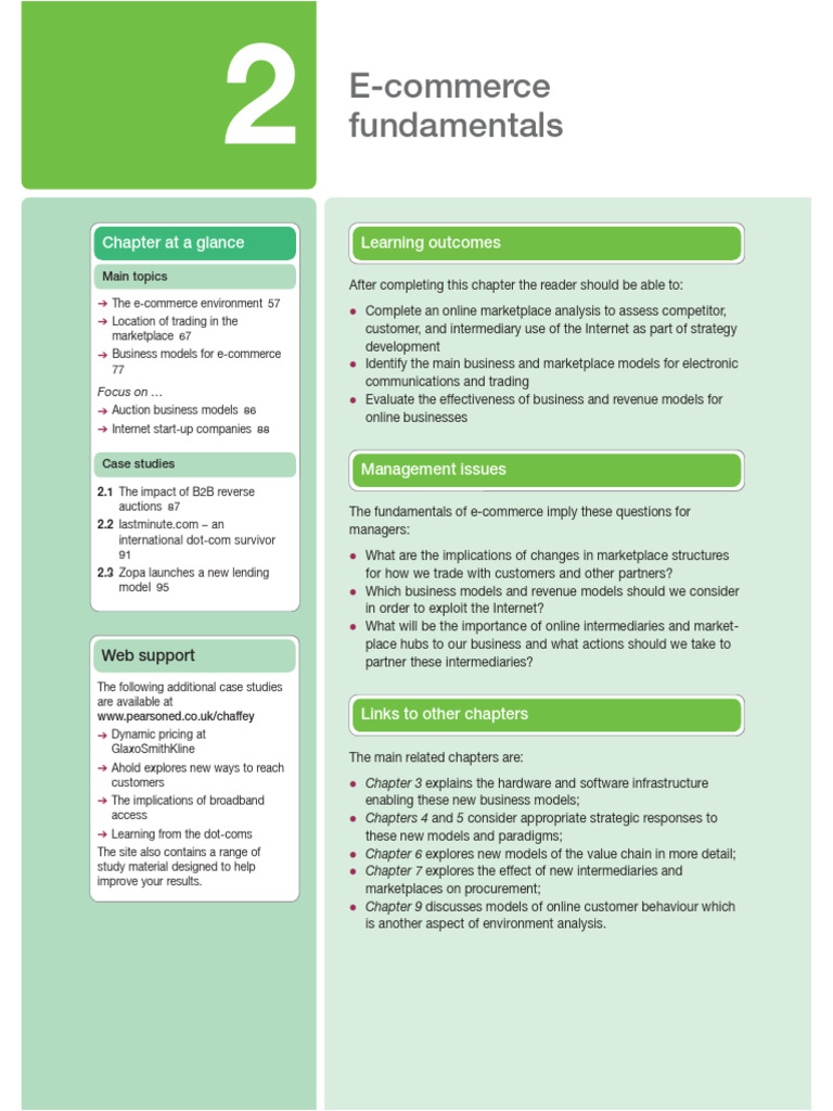 9 E-Commerce Fundamentals | Download Free PDF | E Commerce | Marketing