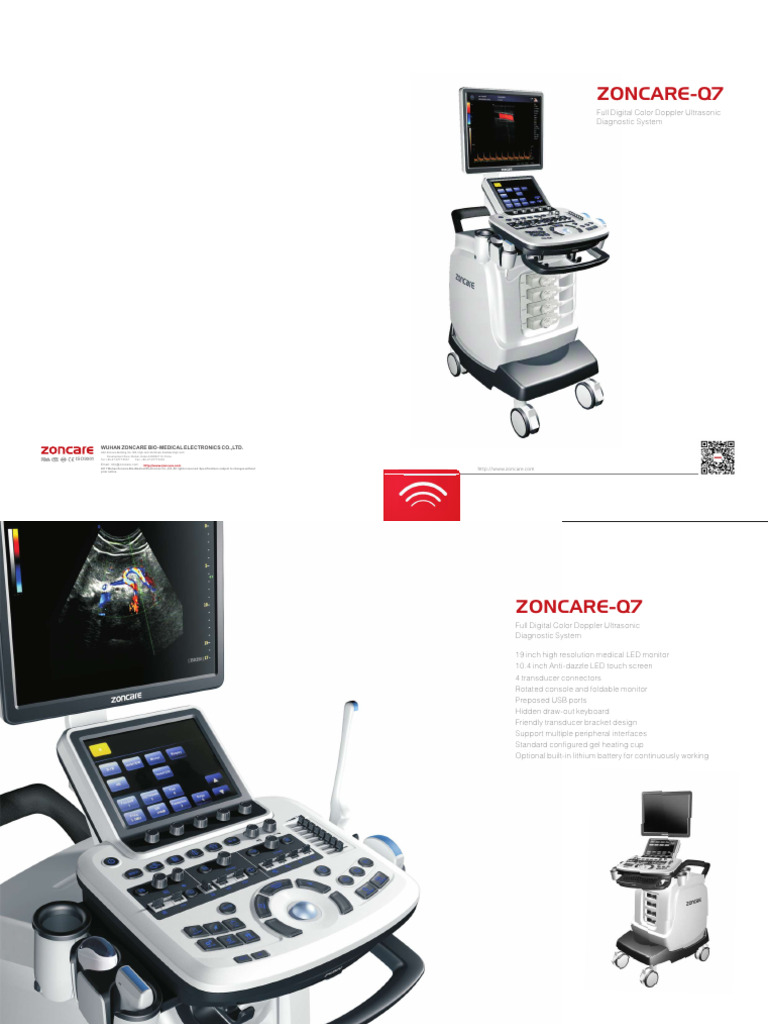 Zoncare-Q7: Full Digital Color Doppler Ultrasonic Diagnostic System | Download Free PDF ...