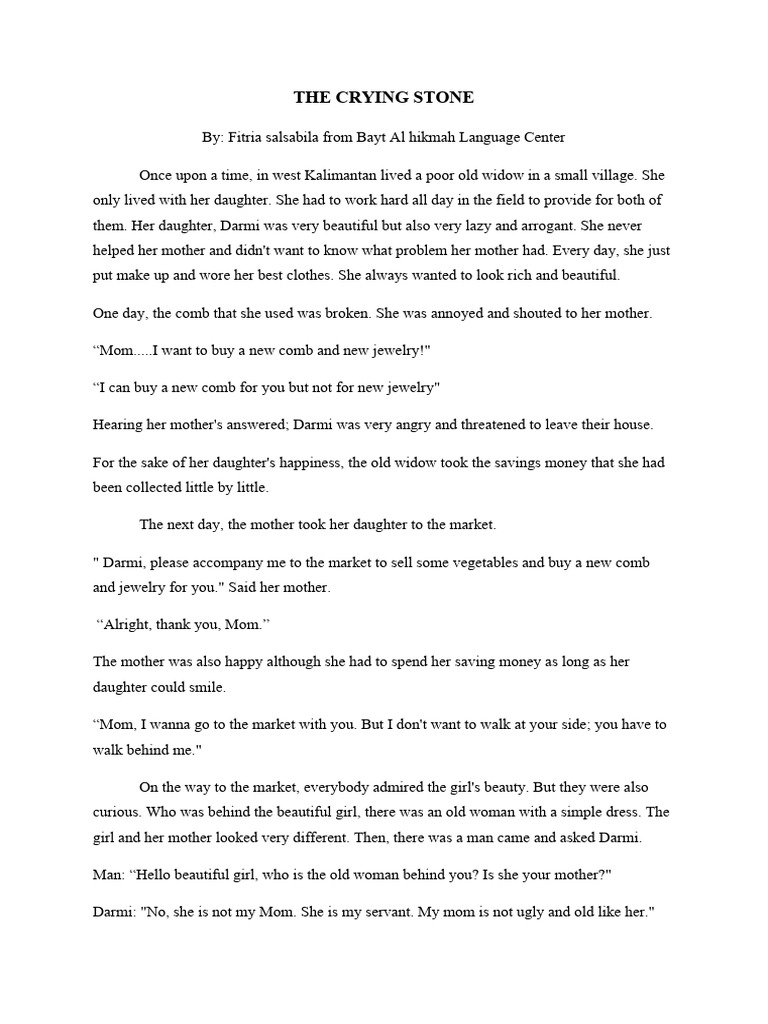 THE CRYING STONE FIX | PDF