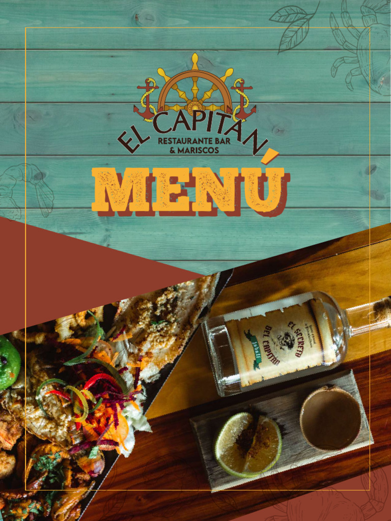 Menú El Capitan Actualizado 2023 (1) - Compressed | PDF | Alimentos ...