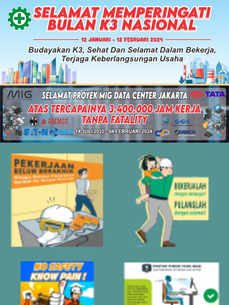 Banner Selamat Memperingati Bulan K3 | PDF