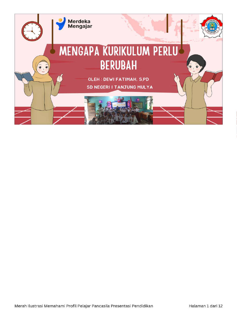 Mengapa Kurikulum Perlu Berubah | PDF