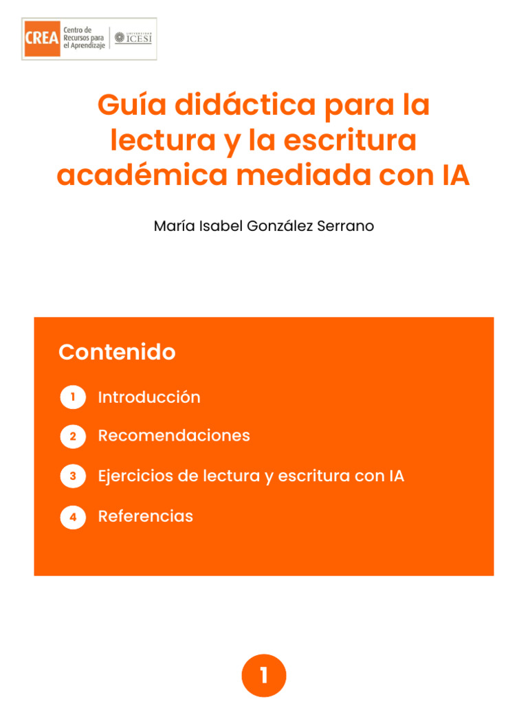 Lectura y escritura académica con IA | PDF | Inteligencia artificial ...