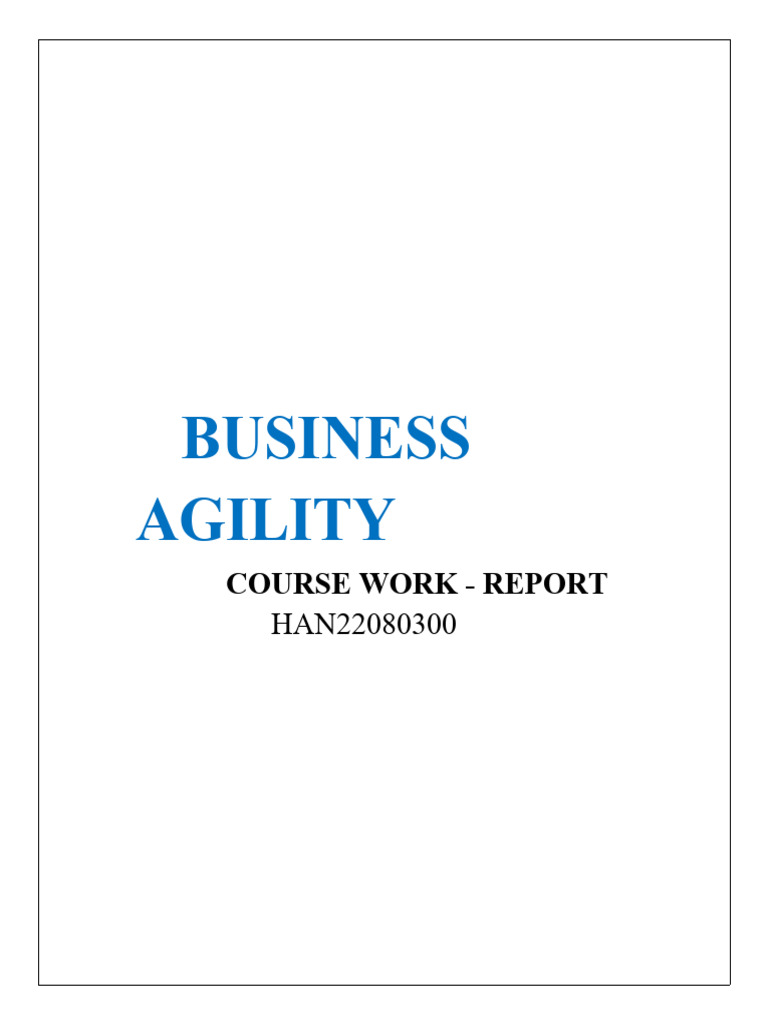 Business Agility- Report | PDF | Streaming Media | Netflix
