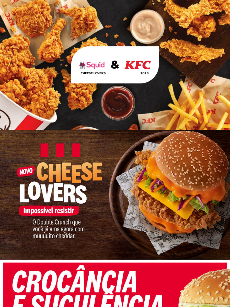 [KFC] Material de apoio - Cheese lovers - Tik tok | PDF