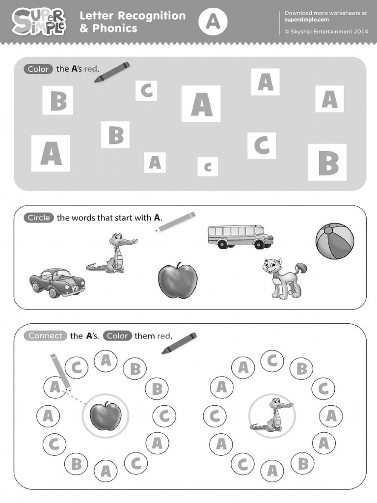 letter-recognition-phonics-a-uppercase-bw | PDF