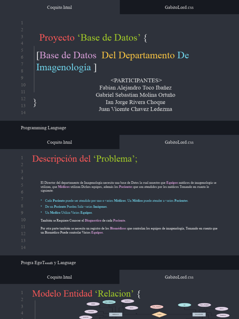 Base de Datos para Imagenología Médica | PDF | Imagenes medicas | Especialidades Medicas