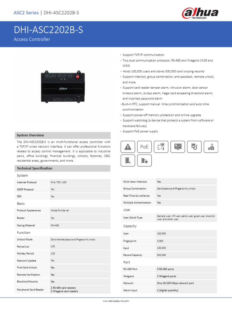ASC2202B-S Datasheet 20230131 | Download Free PDF | Internet Protocol Suite | Power Supply