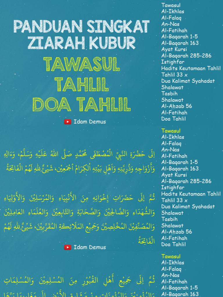 tahlil singkat doa | PDF