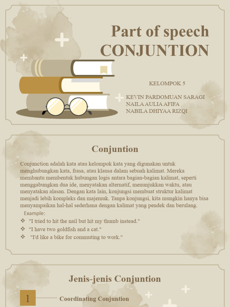 Conjuntion Kel 5 | PDF