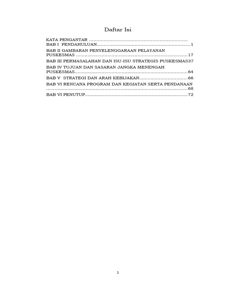 1.1.1.3 Contoh Renstra | PDF