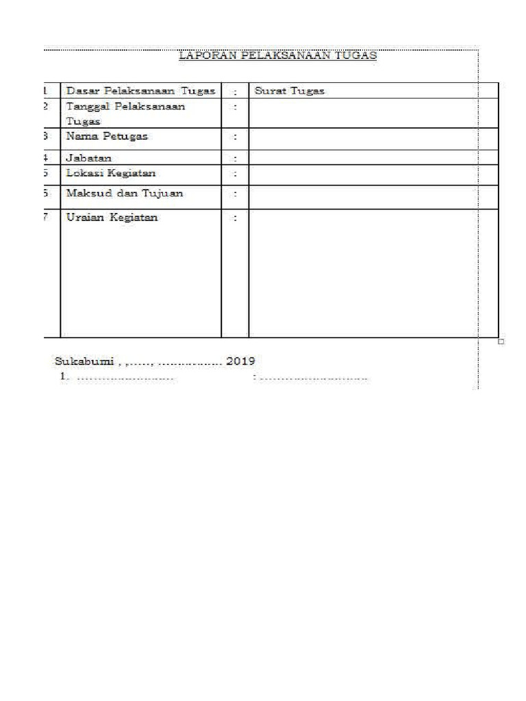 Laporan SPPD PKK | PDF