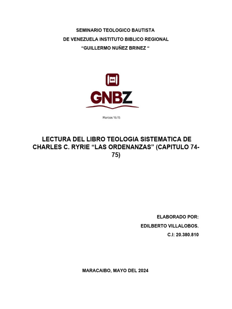 Cuarta Lectura Las Ordenazas.. Edilberto Villalobos | PDF | eucaristía | Bautismo