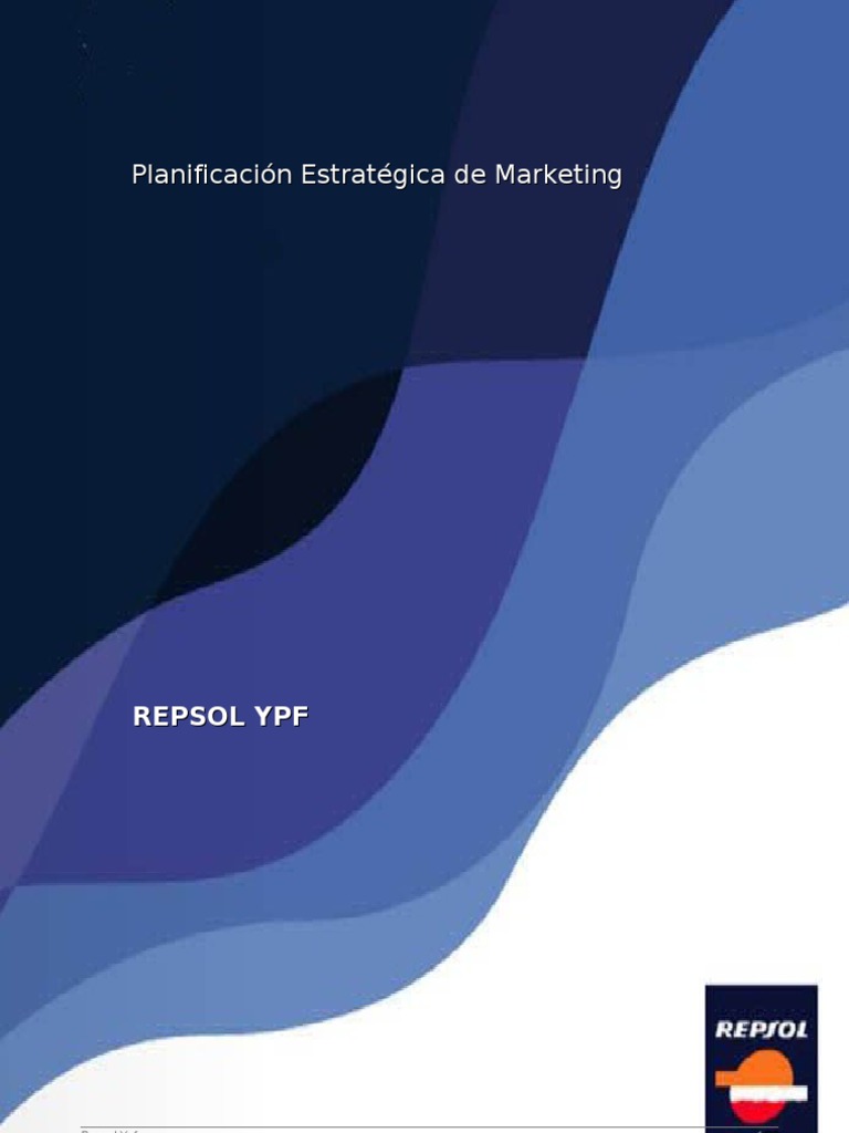 Repsol Plan de Marketing | PDF | Coche eléctrico | Petróleo