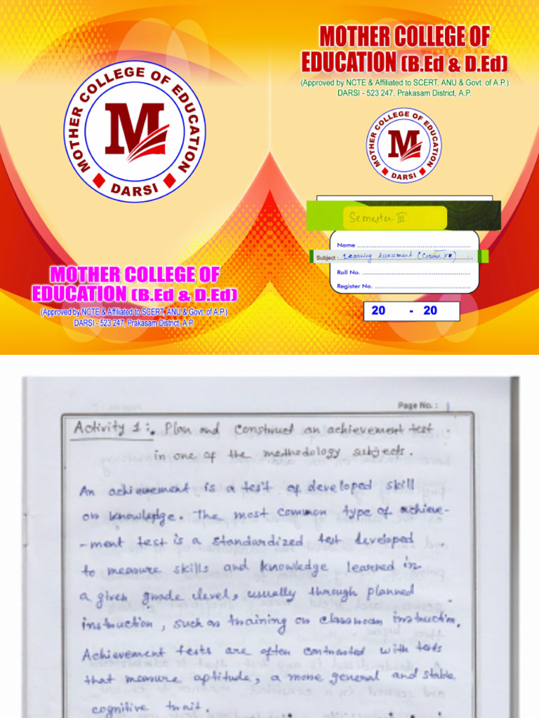 Sem 3 - Learning Assessment (Em) | PDF