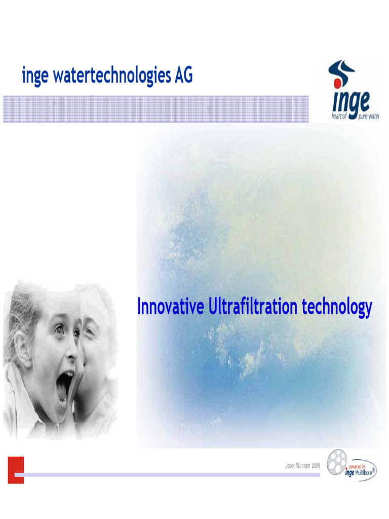Inge 0909 Drinking Water Novi Sad | PDF | Membrane | Water Purification