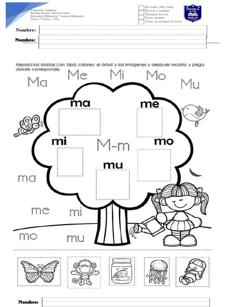 Consonantes | Descargar gratis PDF | Salón de clases | Ambiente Educativo