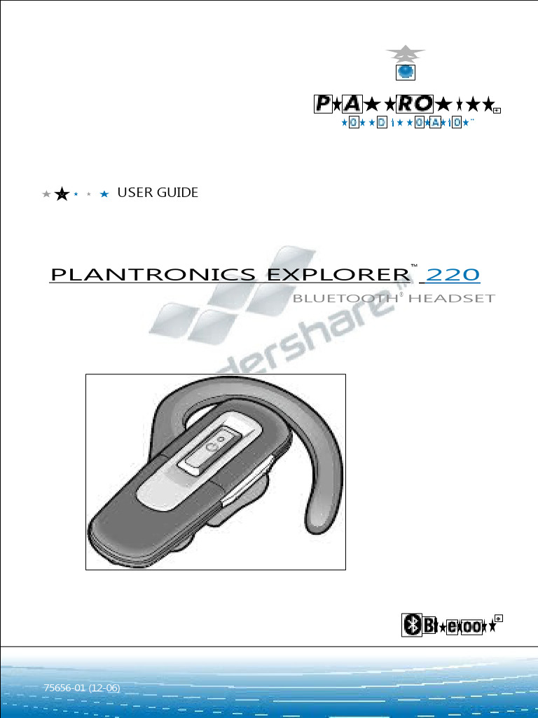 Explorer220 Userguide en Us | PDF | Bluetooth | Telephone