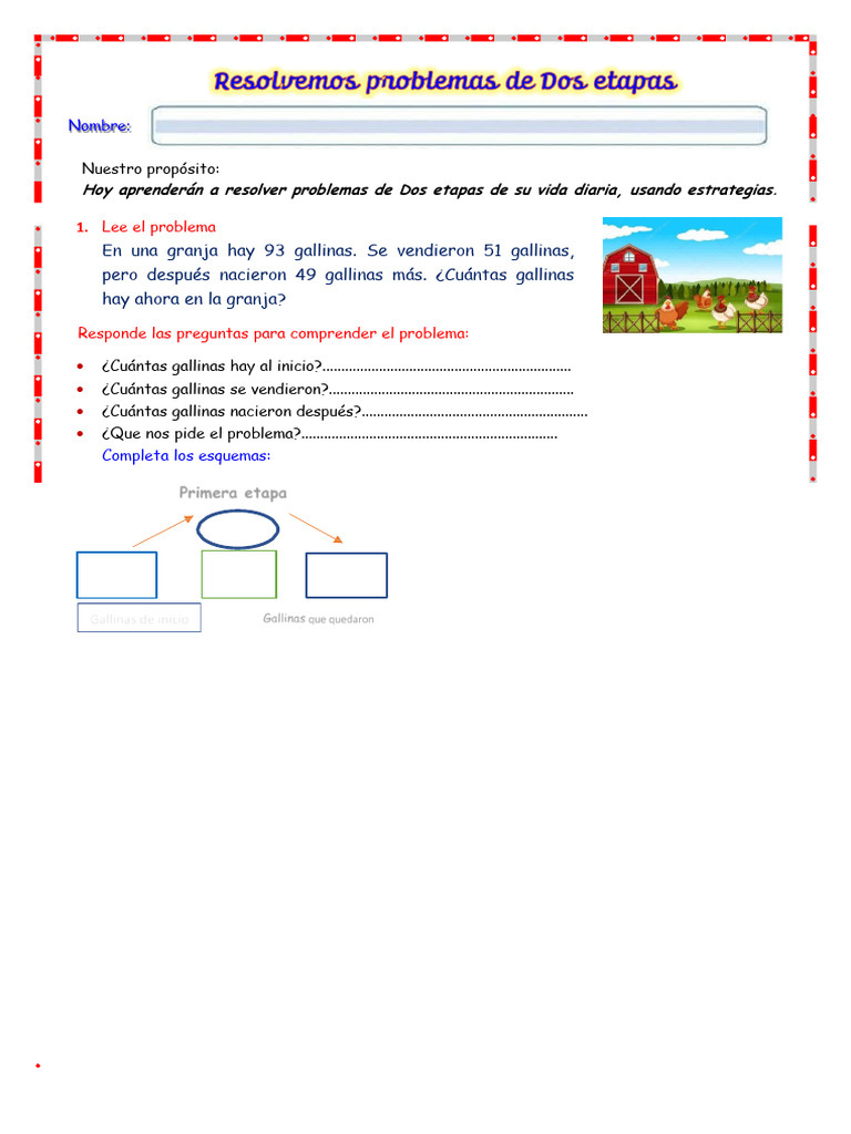 Resolvemos Problemas de Dos Pasos Ho | PDF