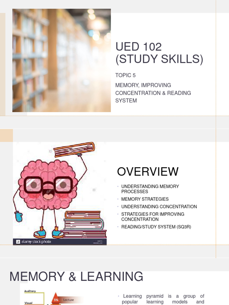 Chapter 5 - Memory, Learning - Improving Concentration | PDF | Memory | Attention