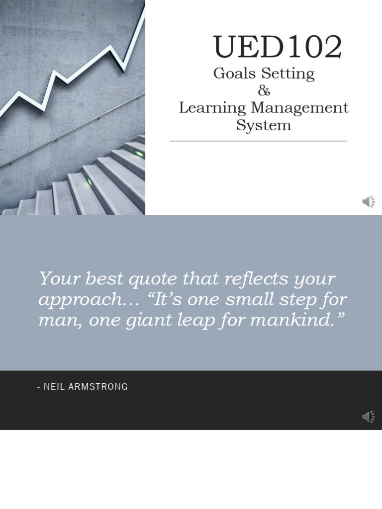 Chapter 2 - Goals Setting - Learning Management System | PDF