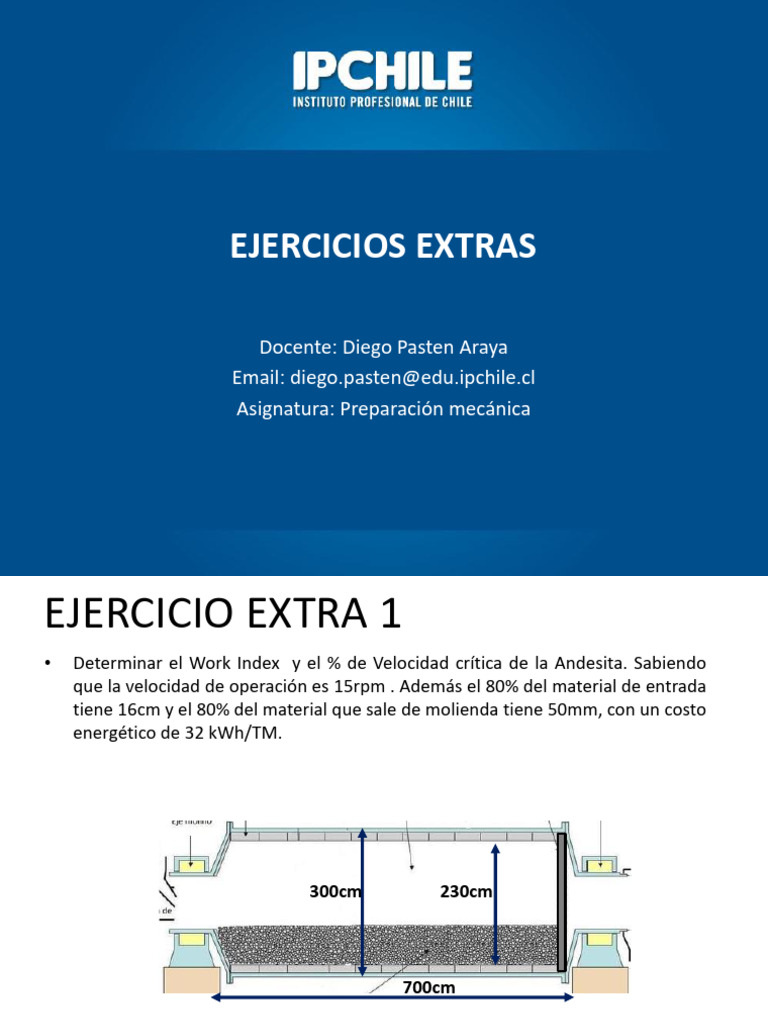 Preparacionmecanica Molienda Ejercicios Extras | PDF