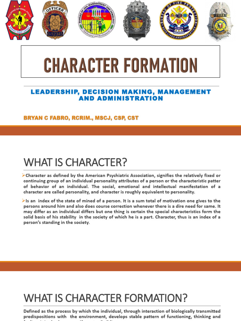 Character Formation With Leadership | PDF | Leadership | Decision Making