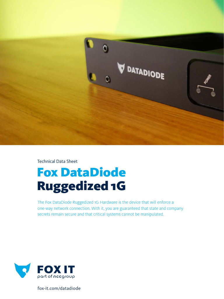 FortFoxHardwareDataDiodeV3FFHDD3Product Sheet 1product Sheet 1 | PDF ...