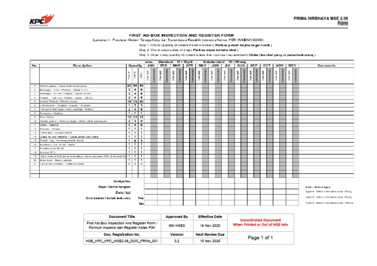 HSE KPC KPC MSE2.08 DOC FRMB 001 | PDF