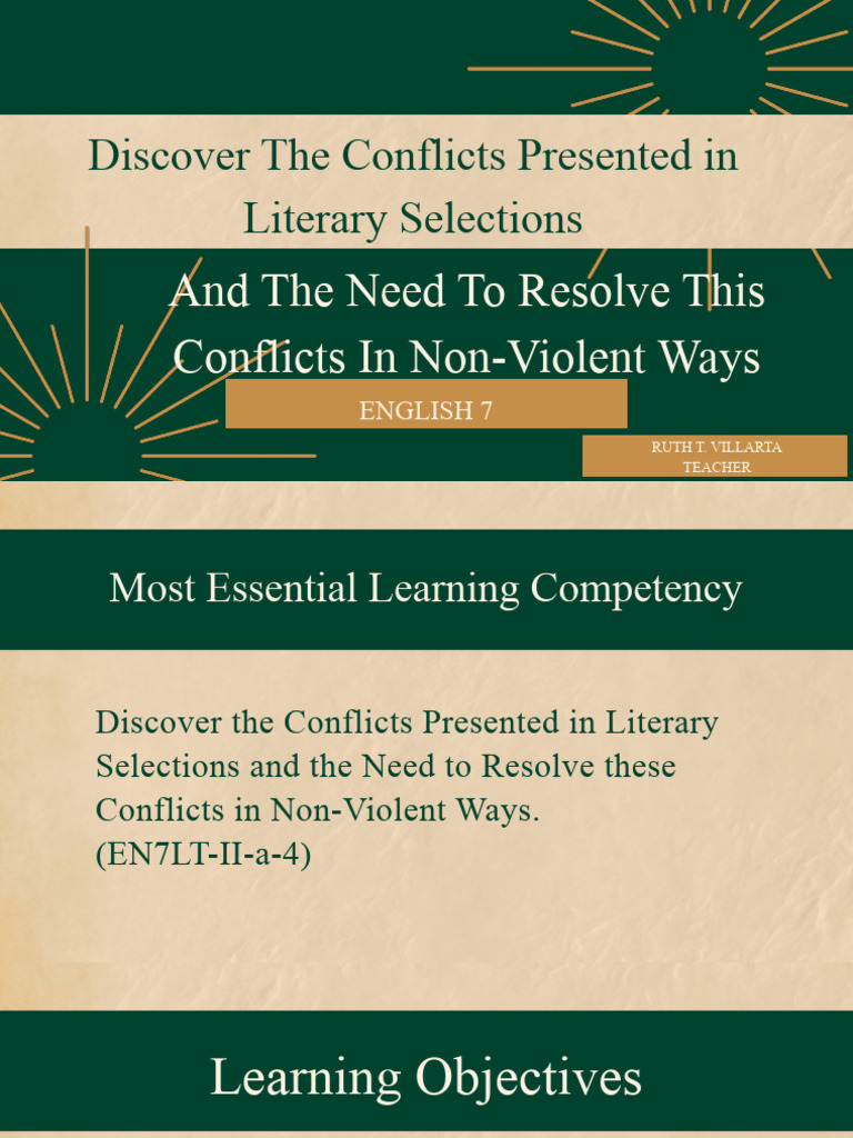 English 7 Lesson | PDF