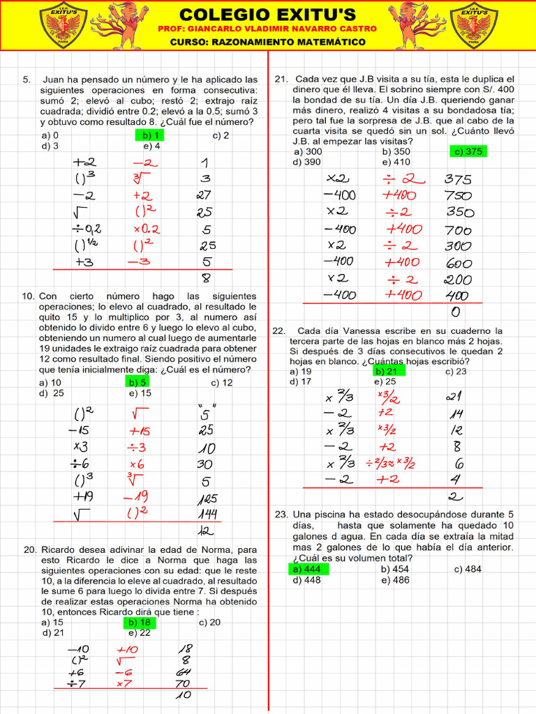 4to A Met Especiales | PDF