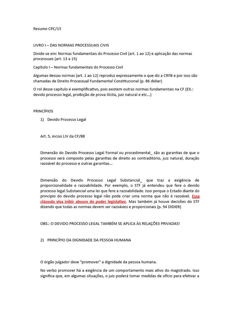 Código de Processo Civil | PDF | Processo civil | Juiz