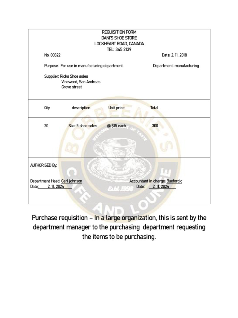 Josias Requisition Form | Download Free PDF | Invoice | Receipt